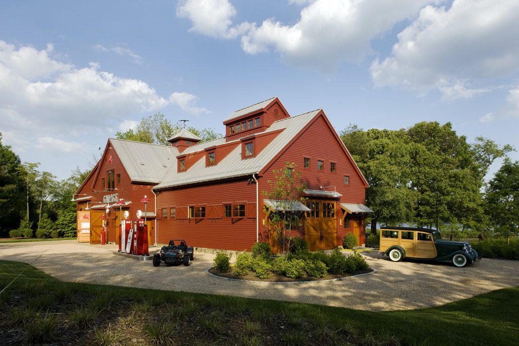 Timberframe Auto Barn - Purple Cherry