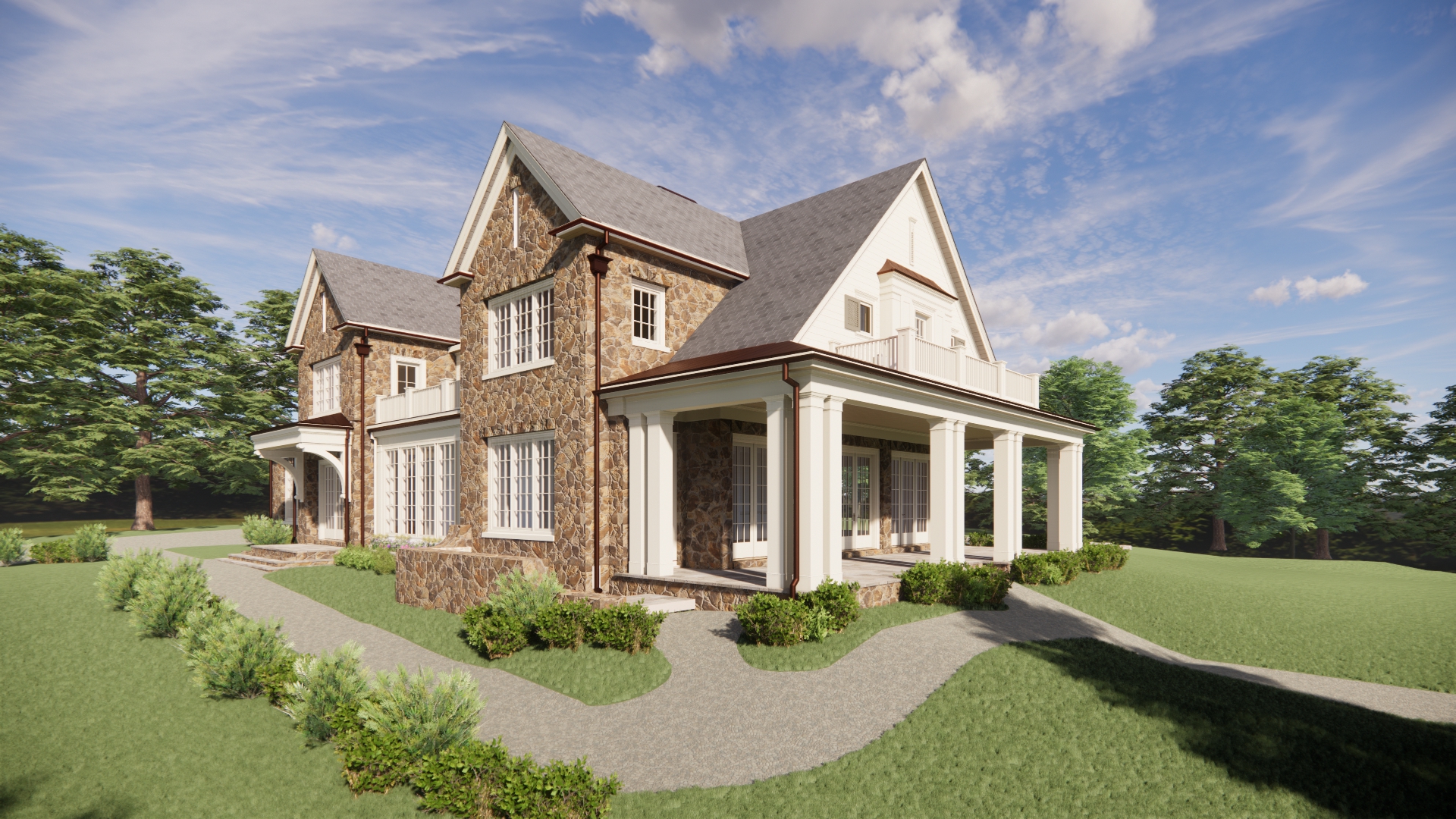 Farmington Rustic Manor - Purple Cherry